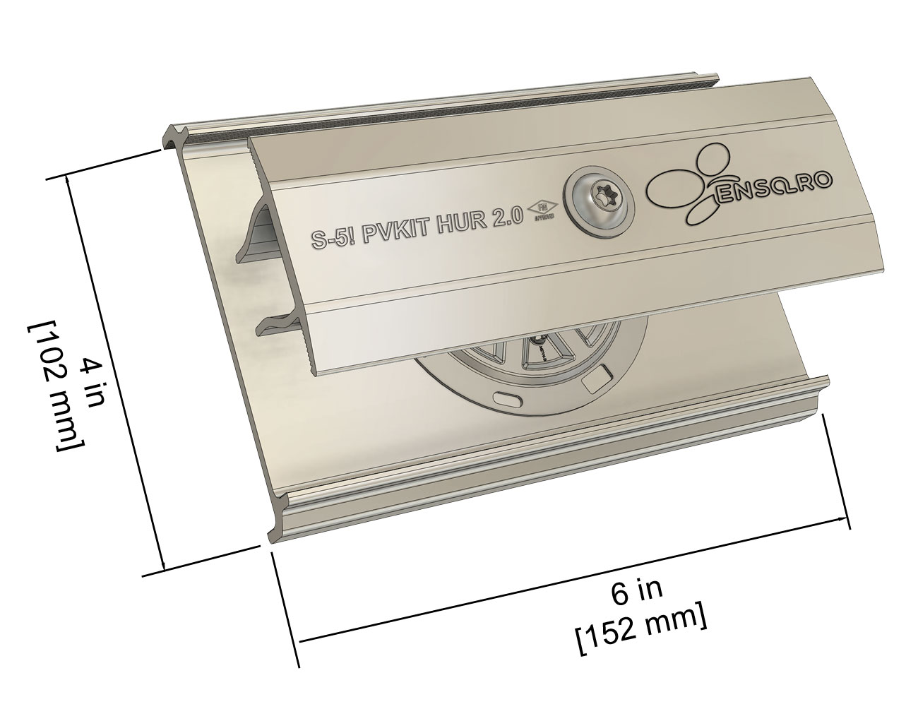 S-5-PVKIT HUR 2.0: Rail-Less Solar Mount for Metal Roofs | S-5!